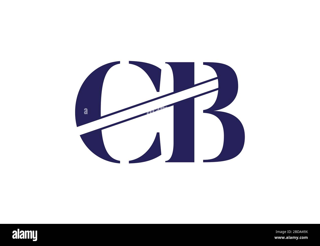 C B Initial Letter Logo design vector template, Graphic Alphabet Symbol ...