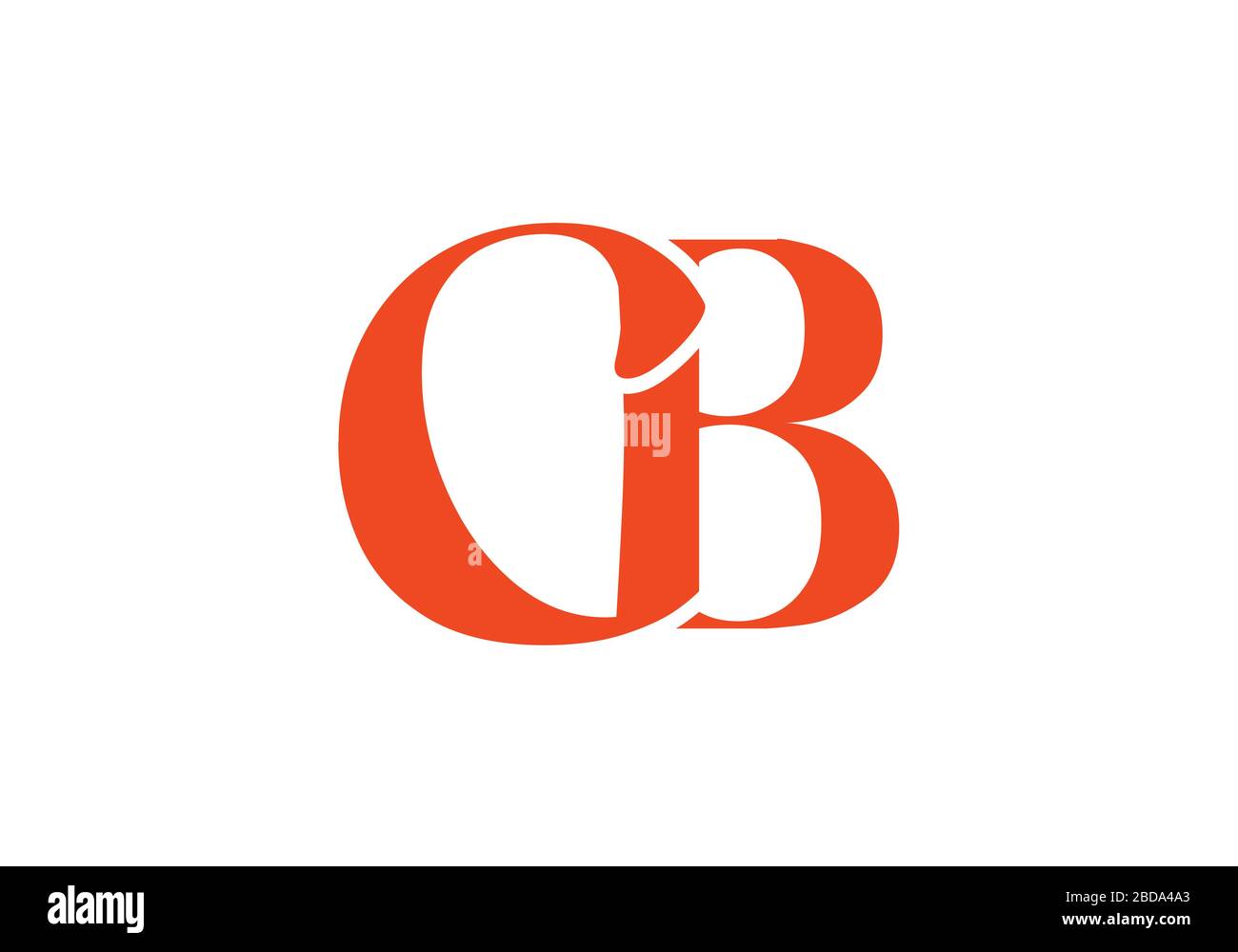 C B Initial Letter Logo design vector template, Graphic Alphabet Symbol ...