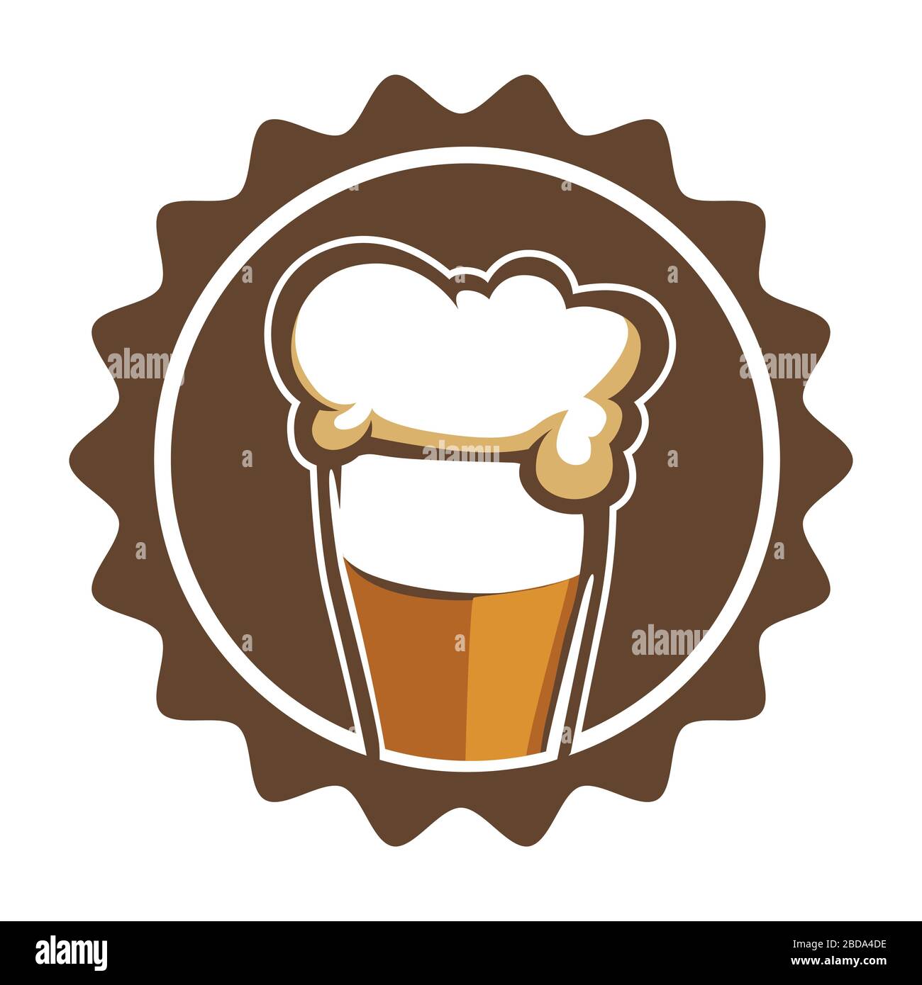Draft craft beer in Stock Vector Images - Alamy