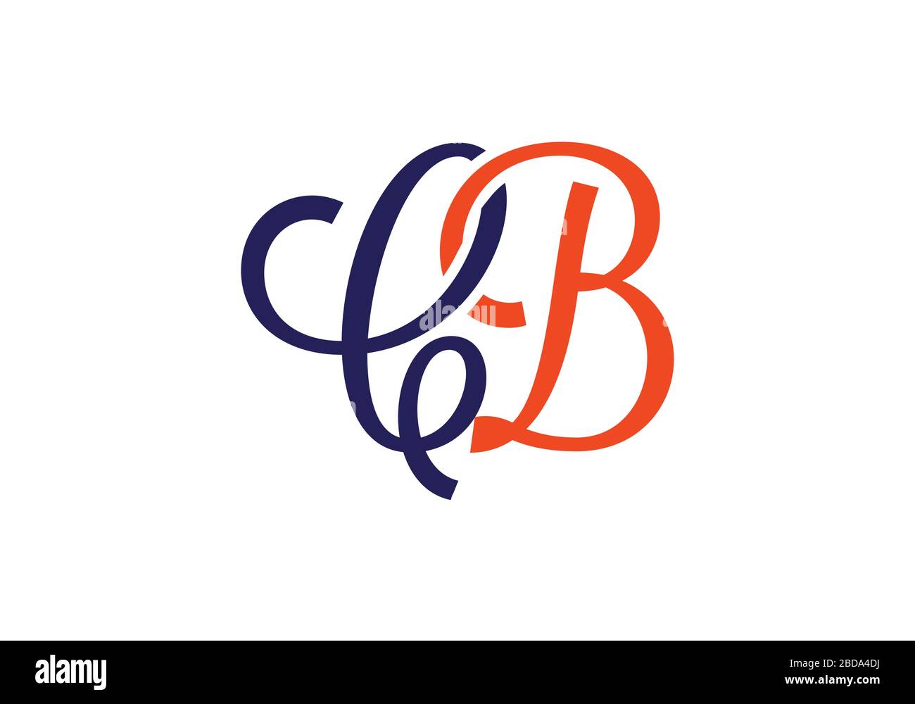 C B Initial Letter Logo design vector template, Graphic Alphabet Symbol ...