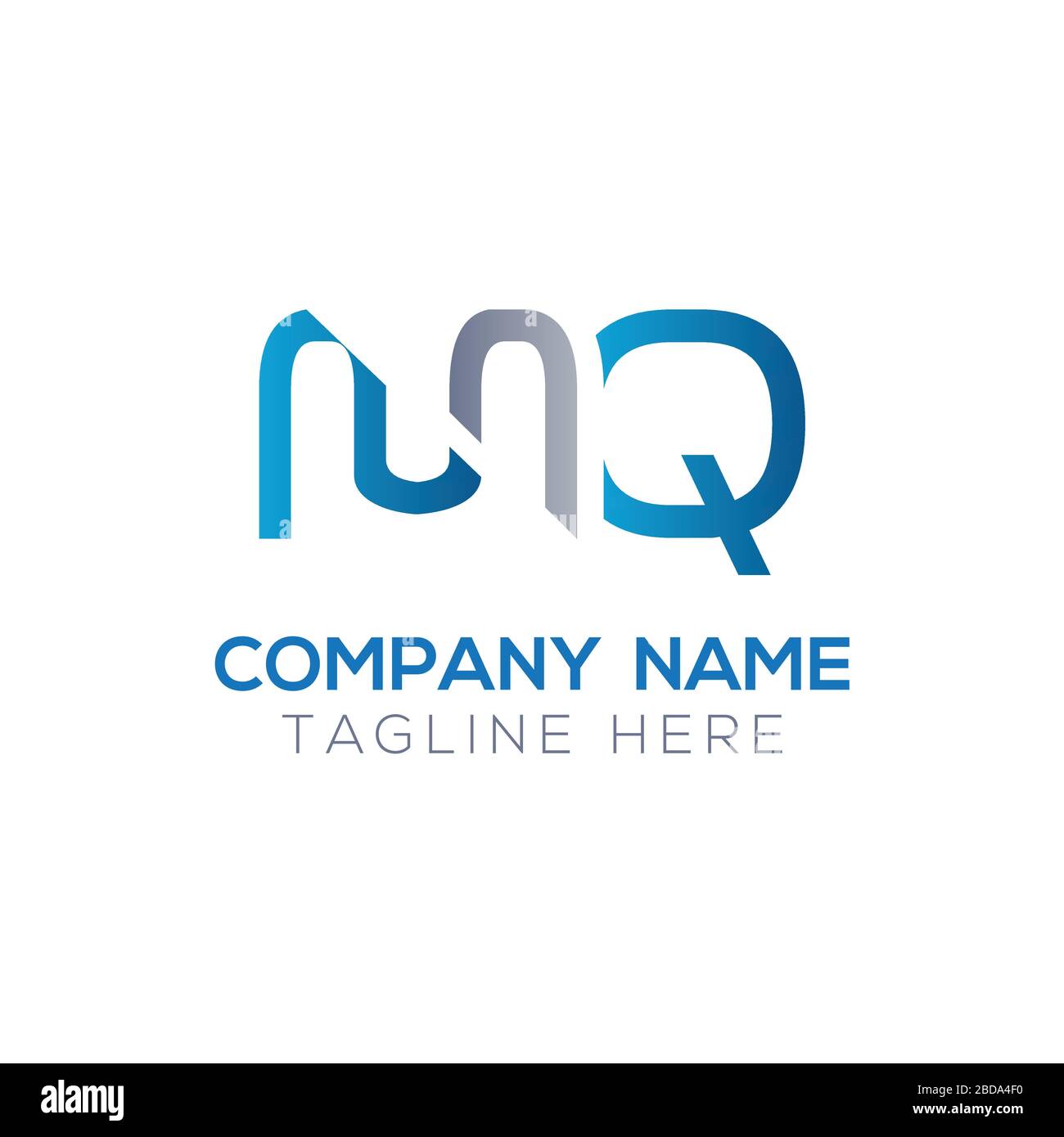 Initial MQ letter Logo Design vector Template. Abstract Letter MQ logo ...