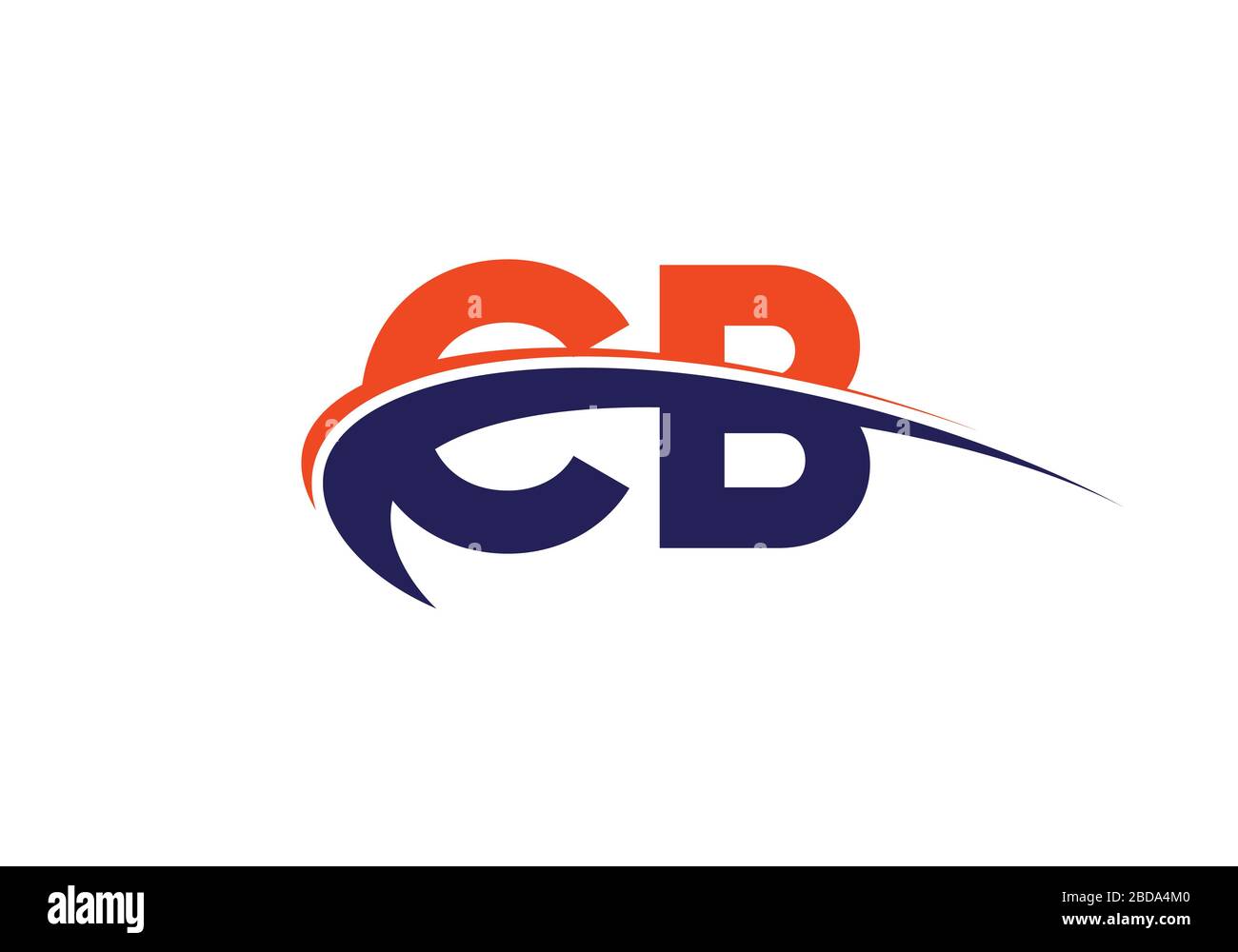 C B Initial Letter Logo design vector template, Graphic Alphabet Symbol ...