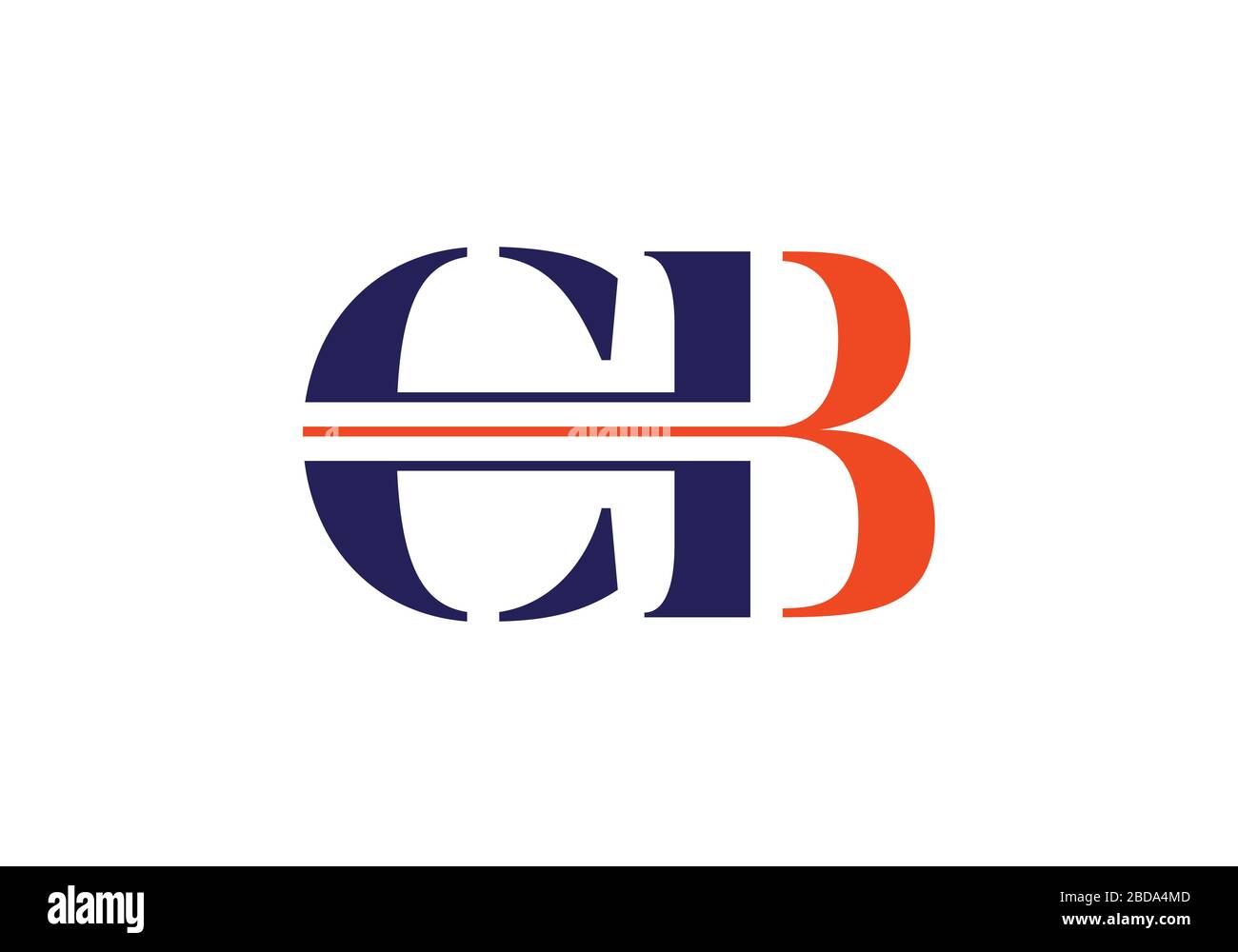 C B Initial Letter Logo design vector template, Graphic Alphabet Symbol ...