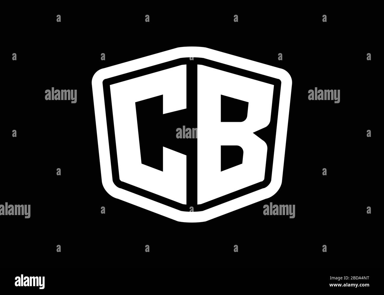 C B Initial Letter Logo design vector template, Graphic Alphabet Symbol ...