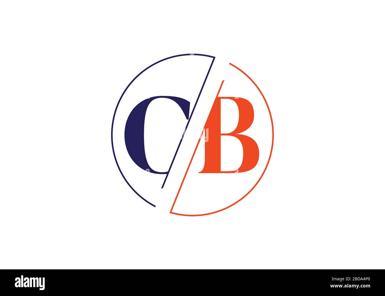 C B Initial Letter Logo design vector template, Graphic Alphabet Symbol ...