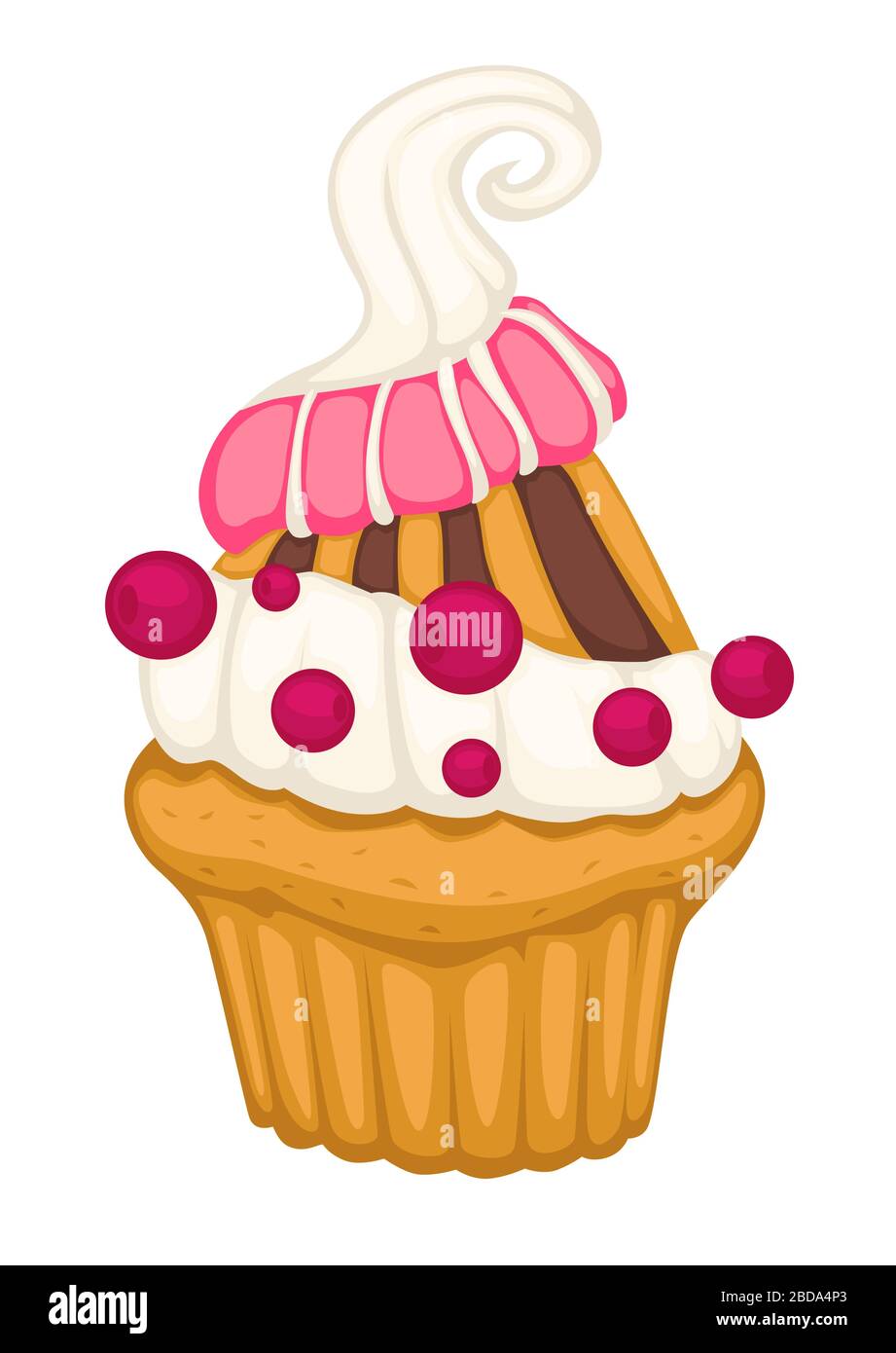 Sugar sprinkles frosting on Stock Vector Images - Alamy