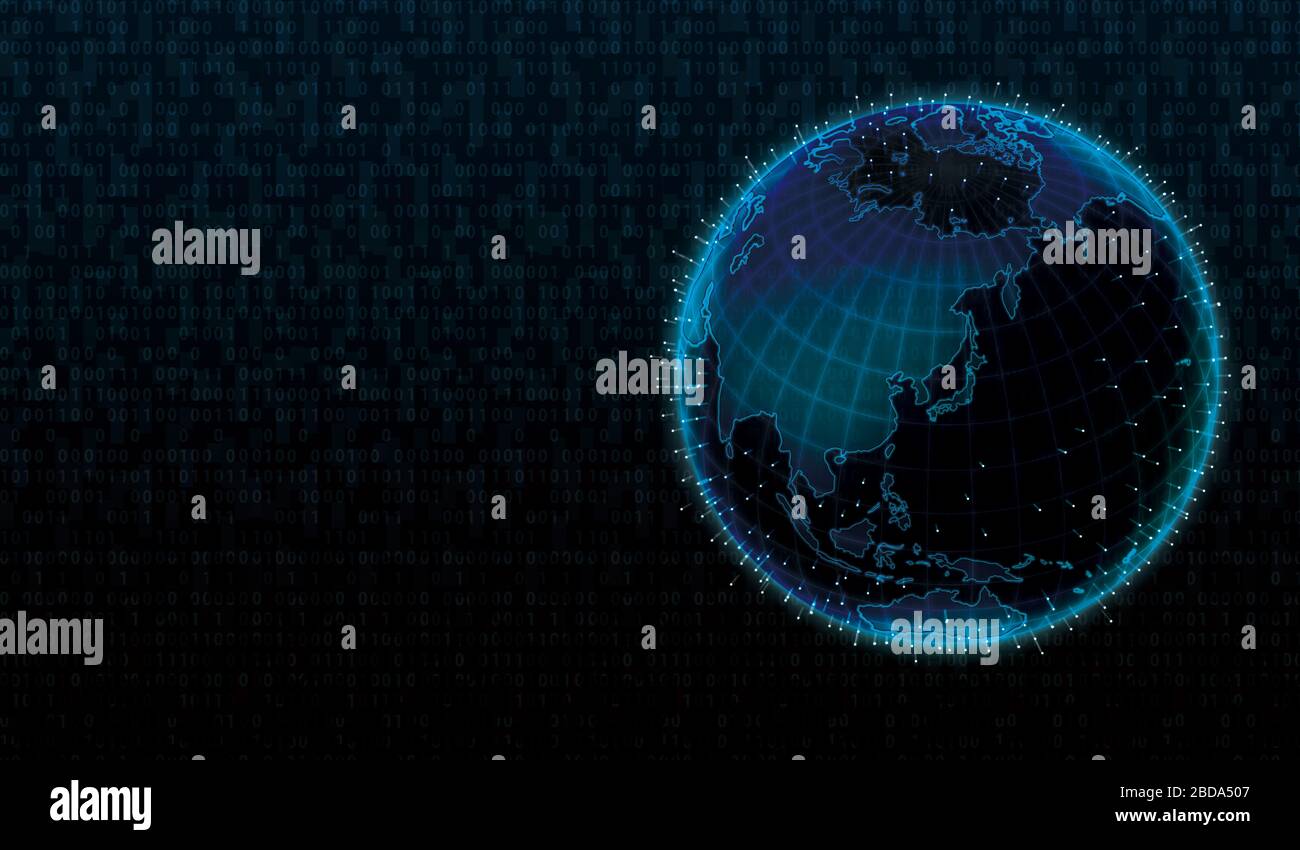 Network map image hi-res stock photography and images - Alamy