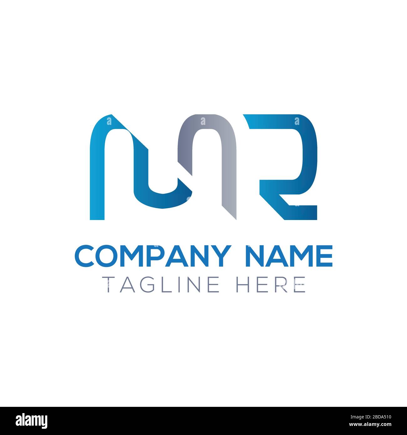 Initial MR letter Logo Design vector Template. Abstract Letter MR logo ...