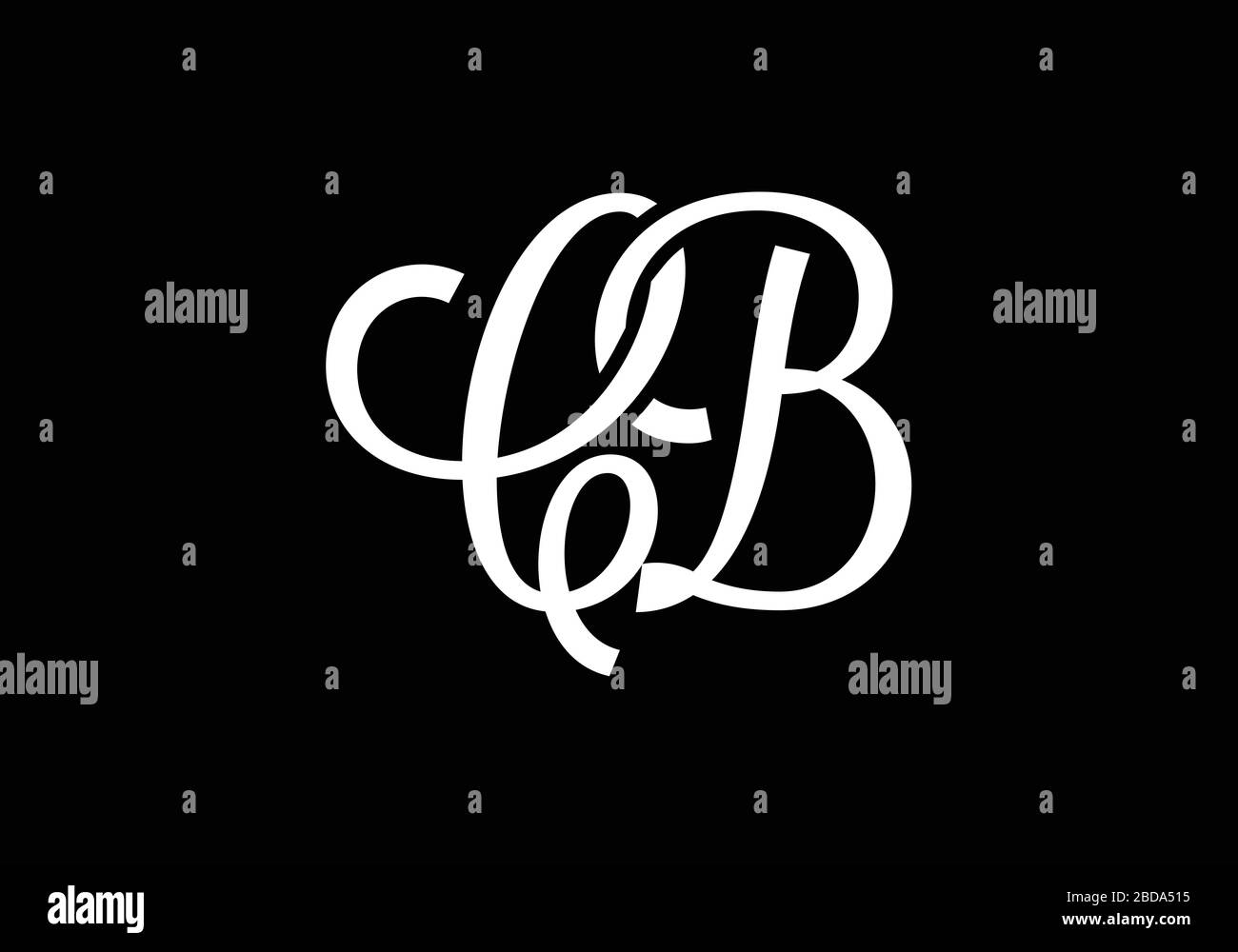 C B Initial Letter Logo design vector template, Graphic Alphabet Symbol ...