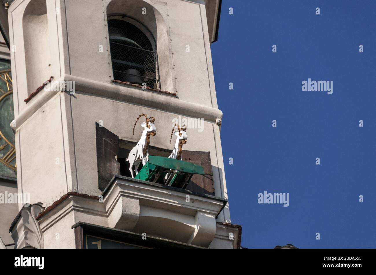 Goats at the town hall. Poznan, Greater Poland Voivodeship, Poland ...