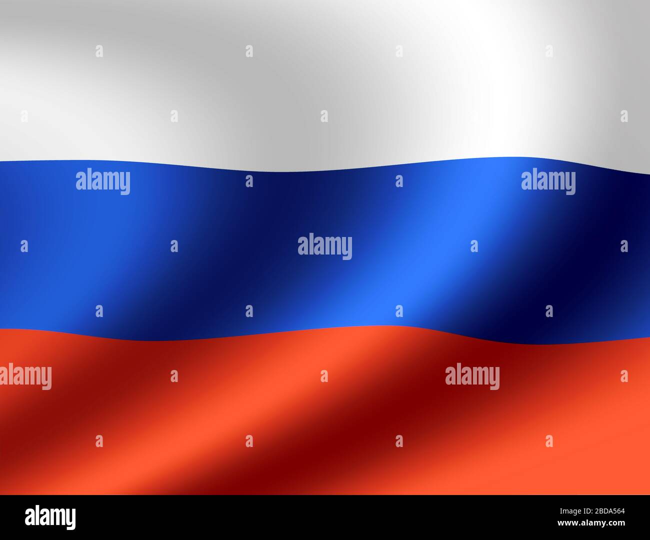 Russia flag waving hi-res stock photography and images - Alamy