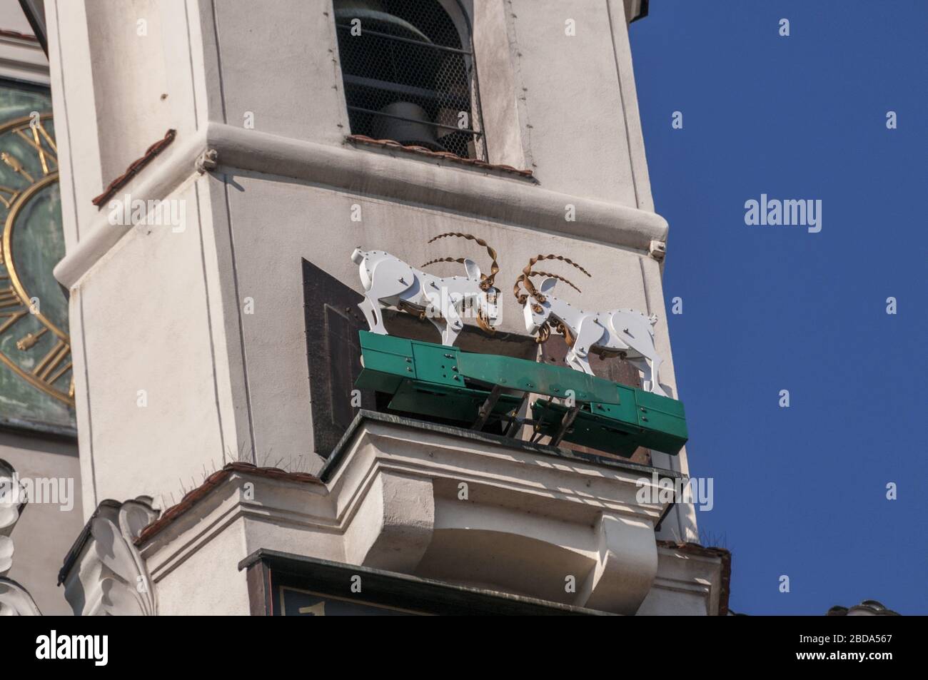 Goats at the town hall. Poznan, Greater Poland Voivodeship, Poland ...