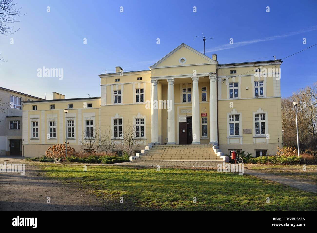 Neoclassical Palace in Tuczno, Kuyavian-Pomeranian Voivodeship, Poland ...