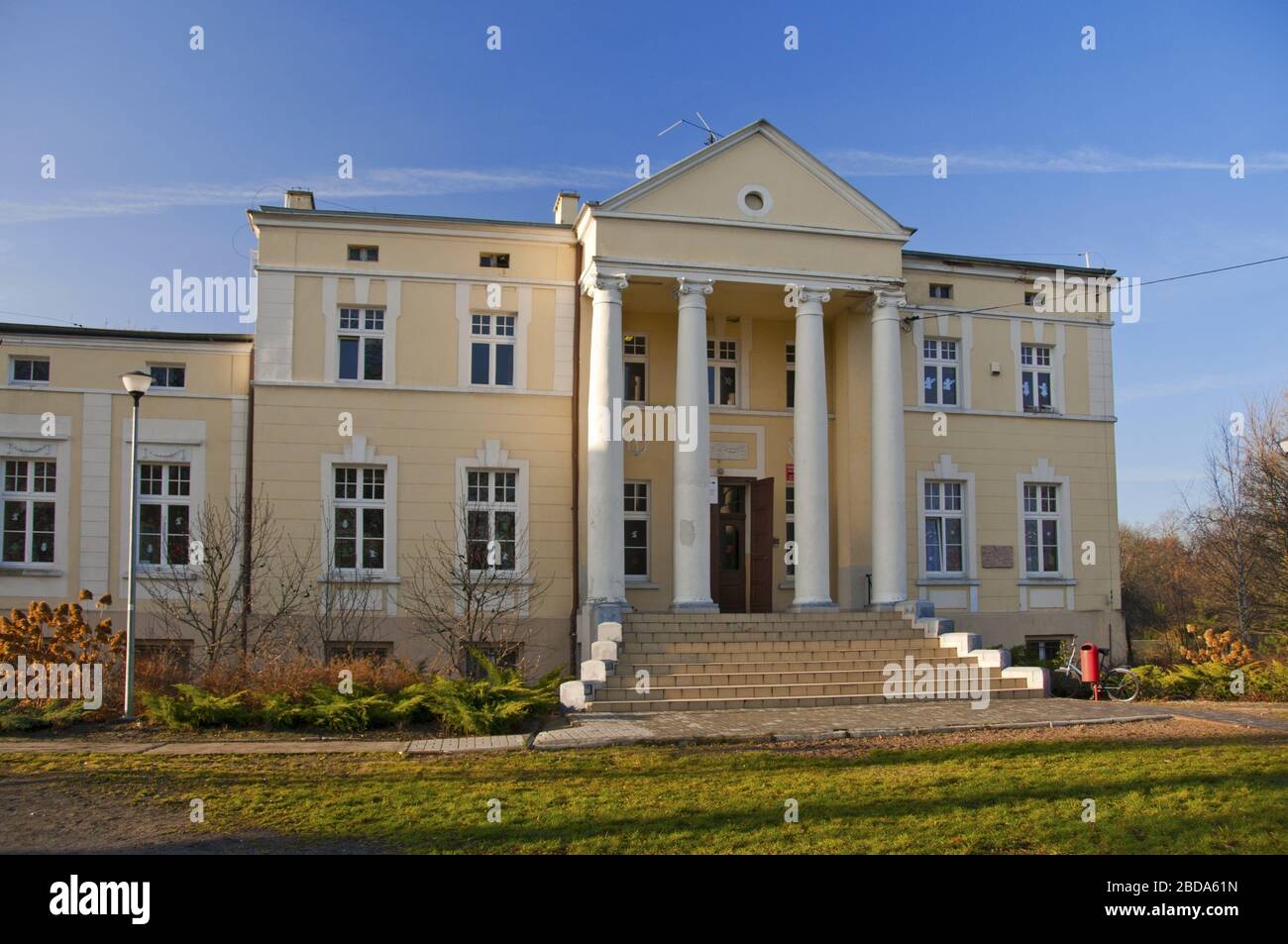 Neoclassical Palace in Tuczno, Kuyavian-Pomeranian Voivodeship, Poland ...