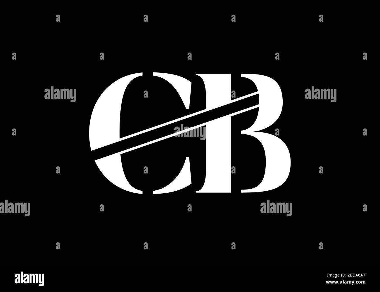 C B Initial Letter Logo design vector template, Graphic Alphabet Symbol ...