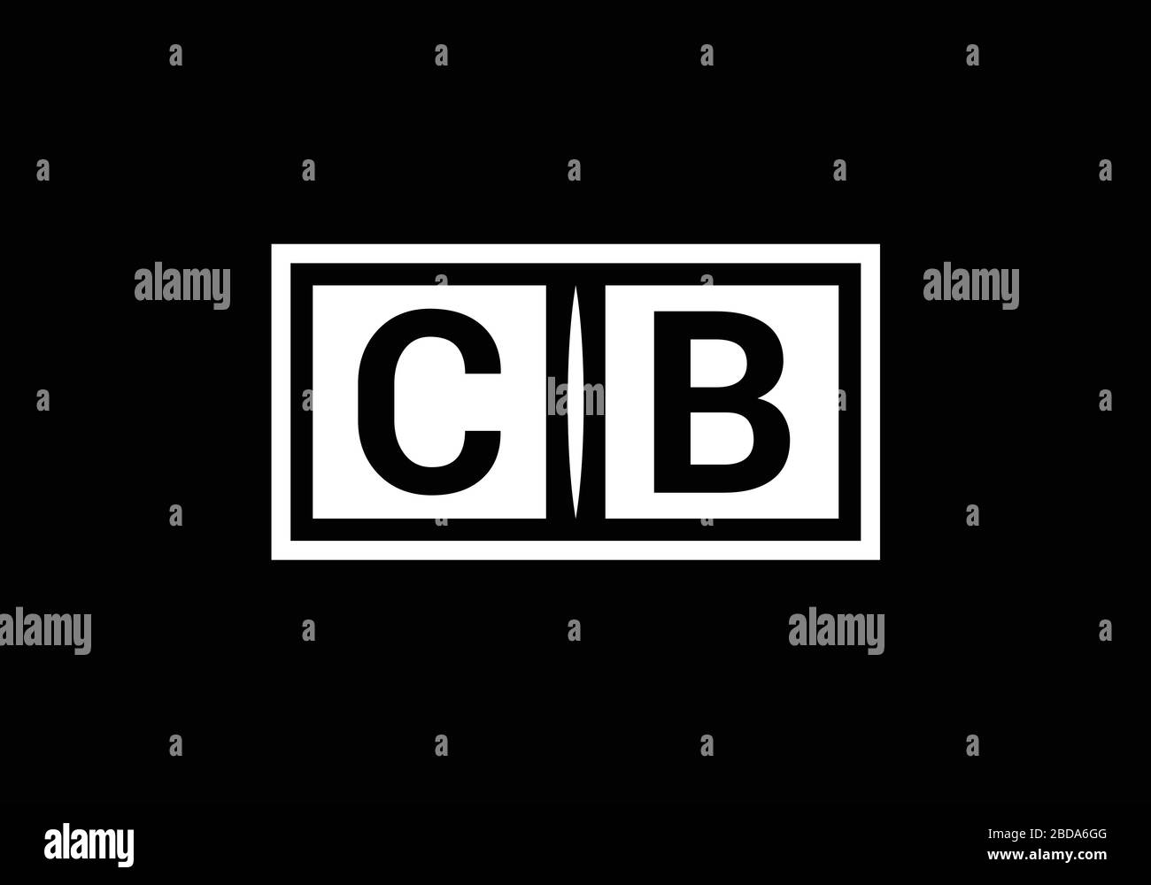 C B Initial Letter Logo design vector template, Graphic Alphabet Symbol ...
