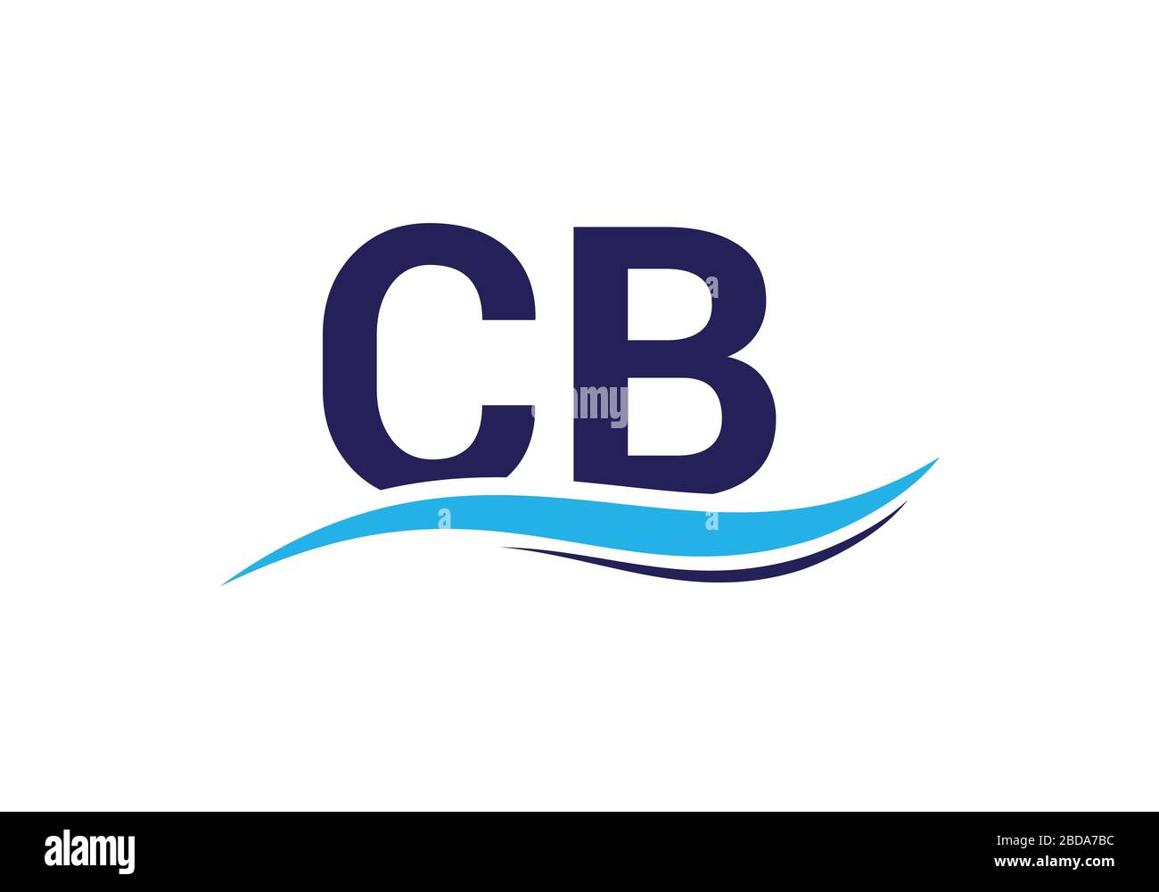 C B Initial Letter Logo design vector template, Graphic Alphabet Symbol ...