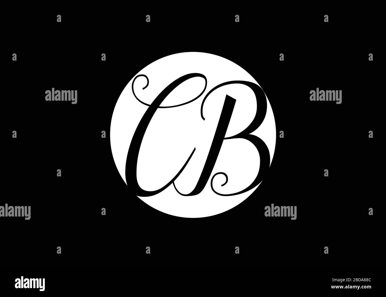 C B Initial Letter Logo design vector template, Graphic Alphabet Symbol ...