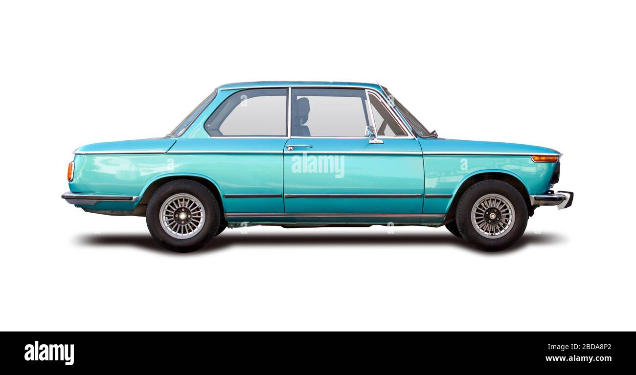 Classic German sport car isolated o white Stock Photo - Alamy