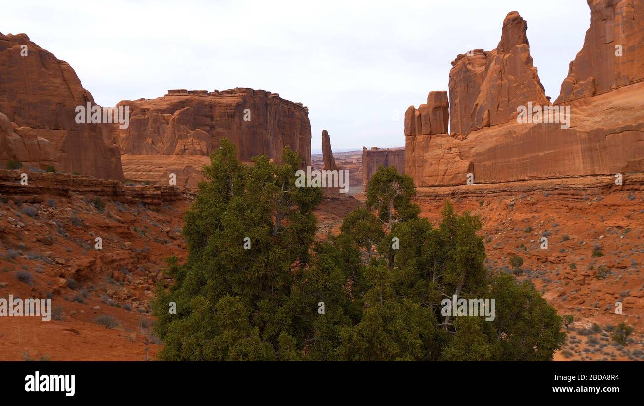 Arches National Park in Utah - famous landmark Stock Photo - Alamy