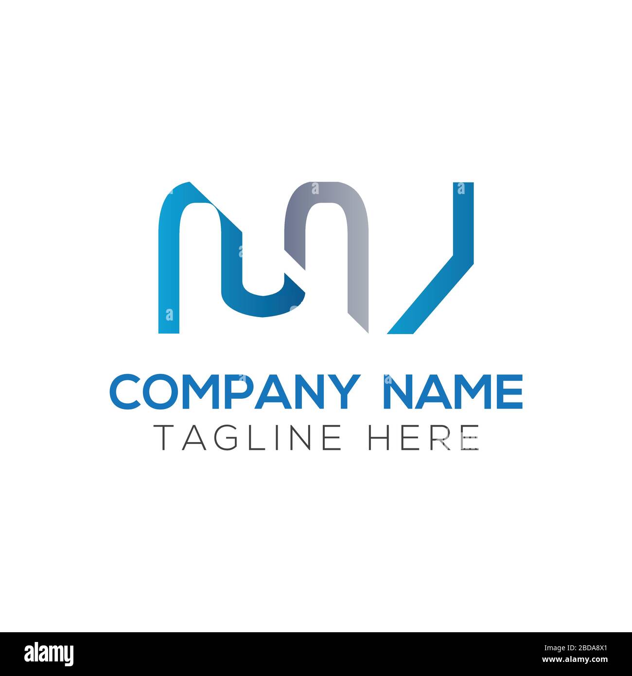 Initial MV letter Logo Design vector Template. Abstract Letter MV logo ...