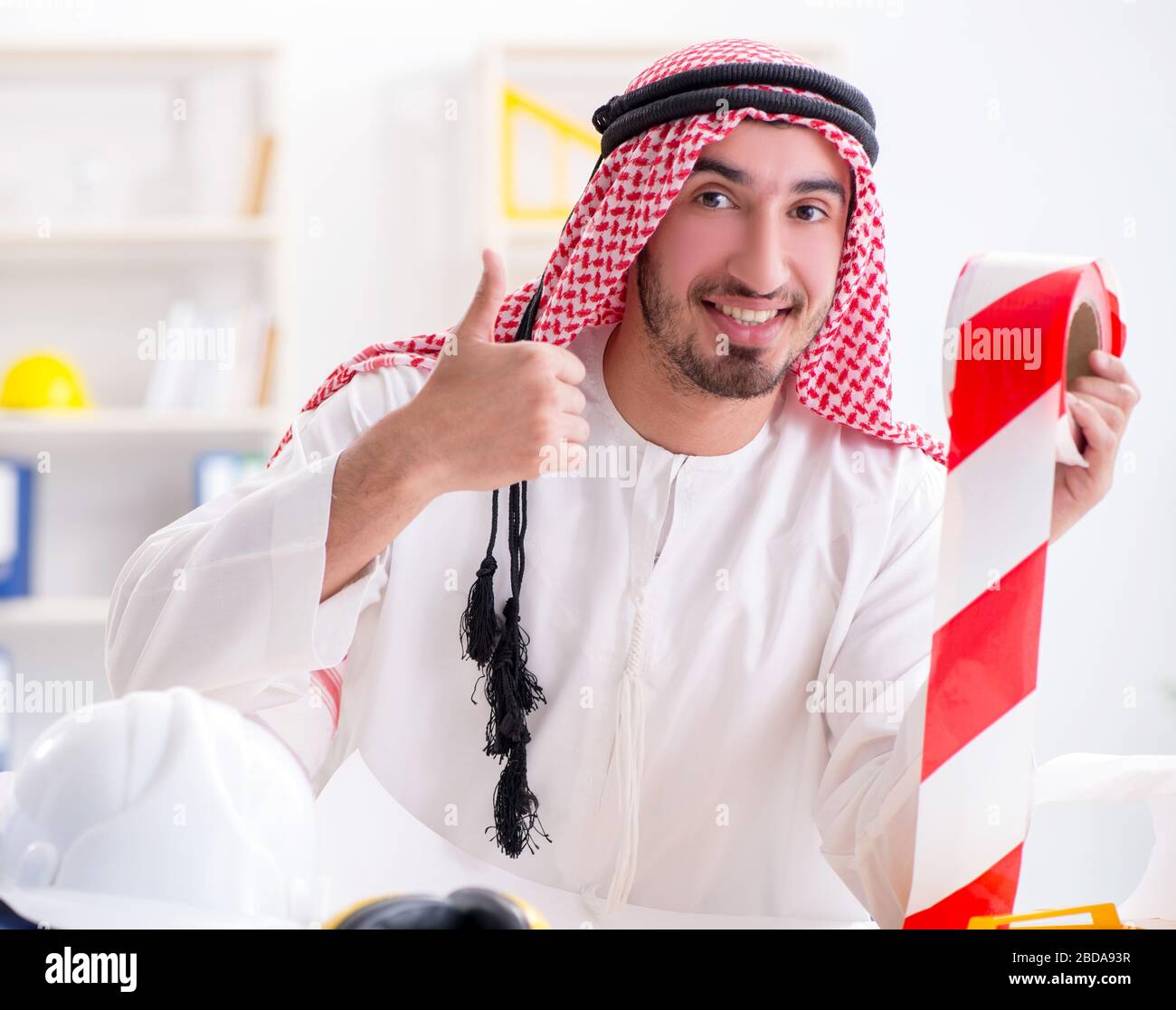 The arab engineer working on new project Stock Photo - Alamy