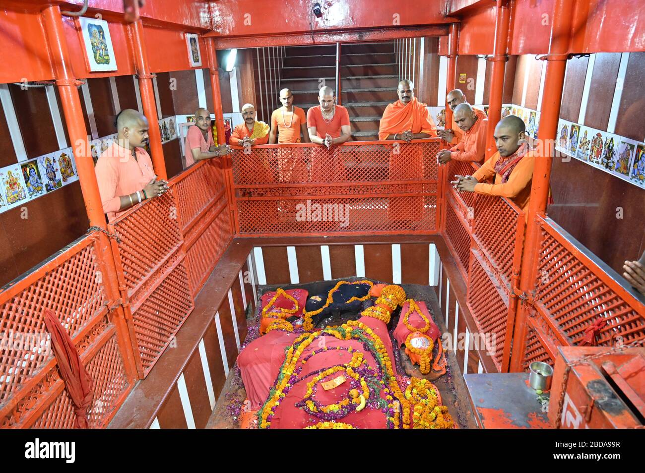 Corona prayer temple india hi-res stock photography and images - Alamy