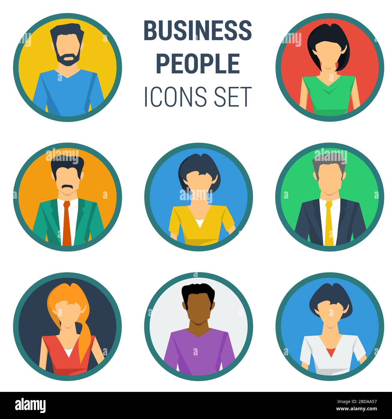 User avatars male female Cut Out Stock Images & Pictures - Alamy