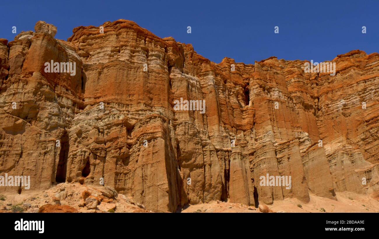 Scenic desert cliffs and buttes at Red Rock Canyon State Park Stock ...