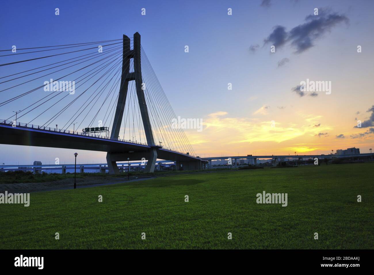 New Taipei Bridge Taiwan Stock Photo - Alamy