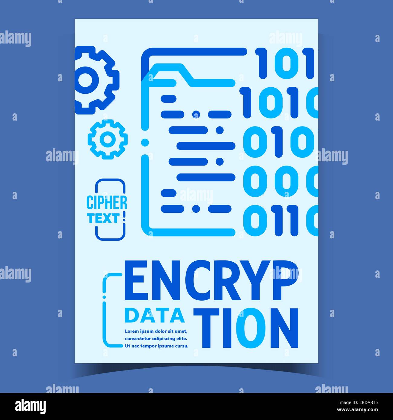 Data encryption code cipher Stock Vector Images - Alamy
