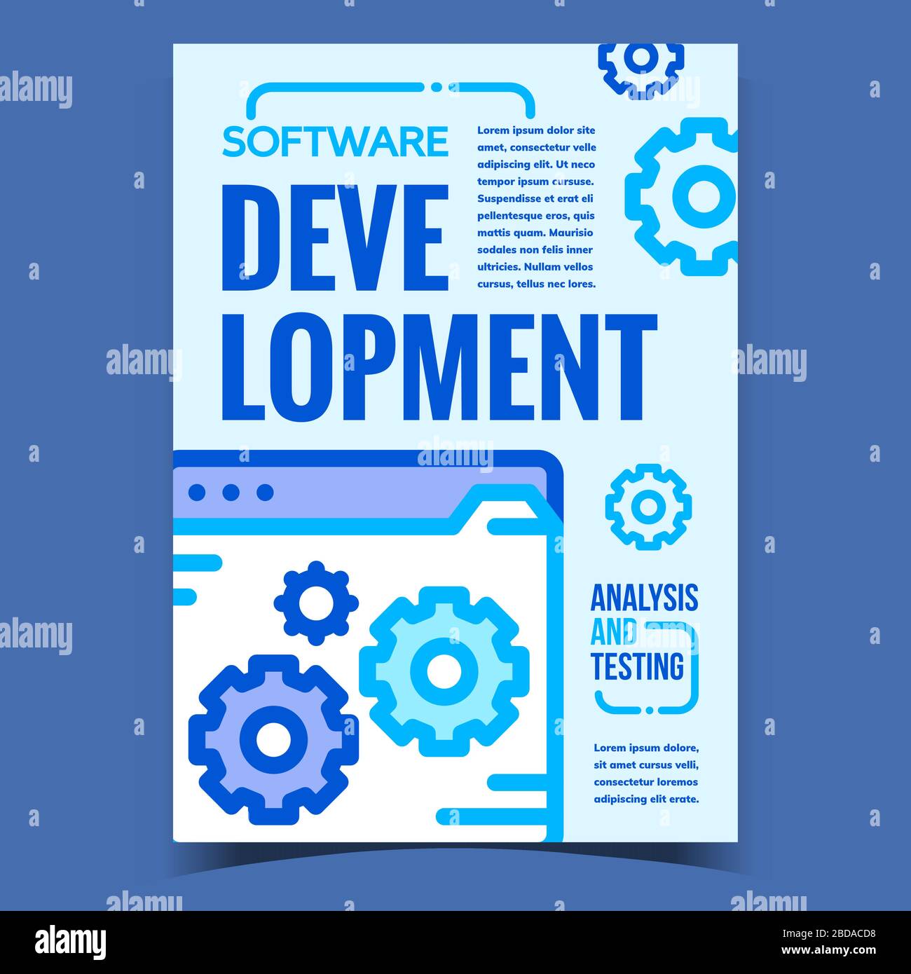 Software Development Advertising Banner Vector Stock Vector Image & Art ...