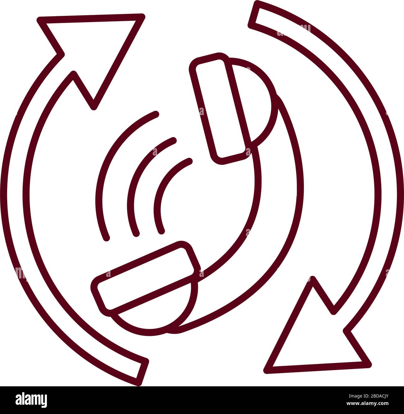 fast delivery concept, phone with sync arrows icon over white ...