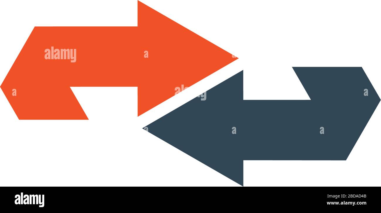 Double Arrow Logo design. Sync logo fesign. Brand business identity ...