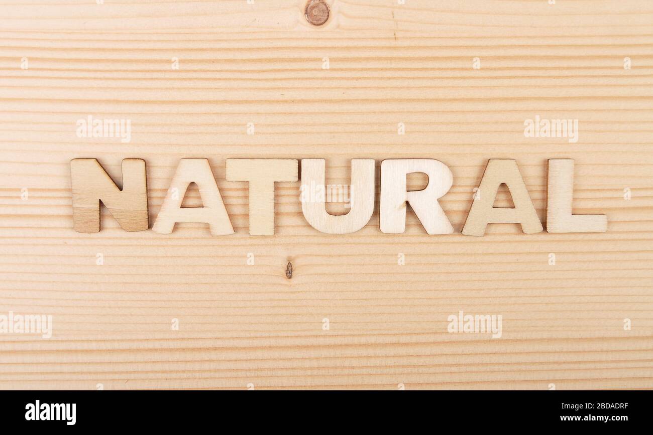 Term from wooden letters on pale wood Stock Photo - Alamy