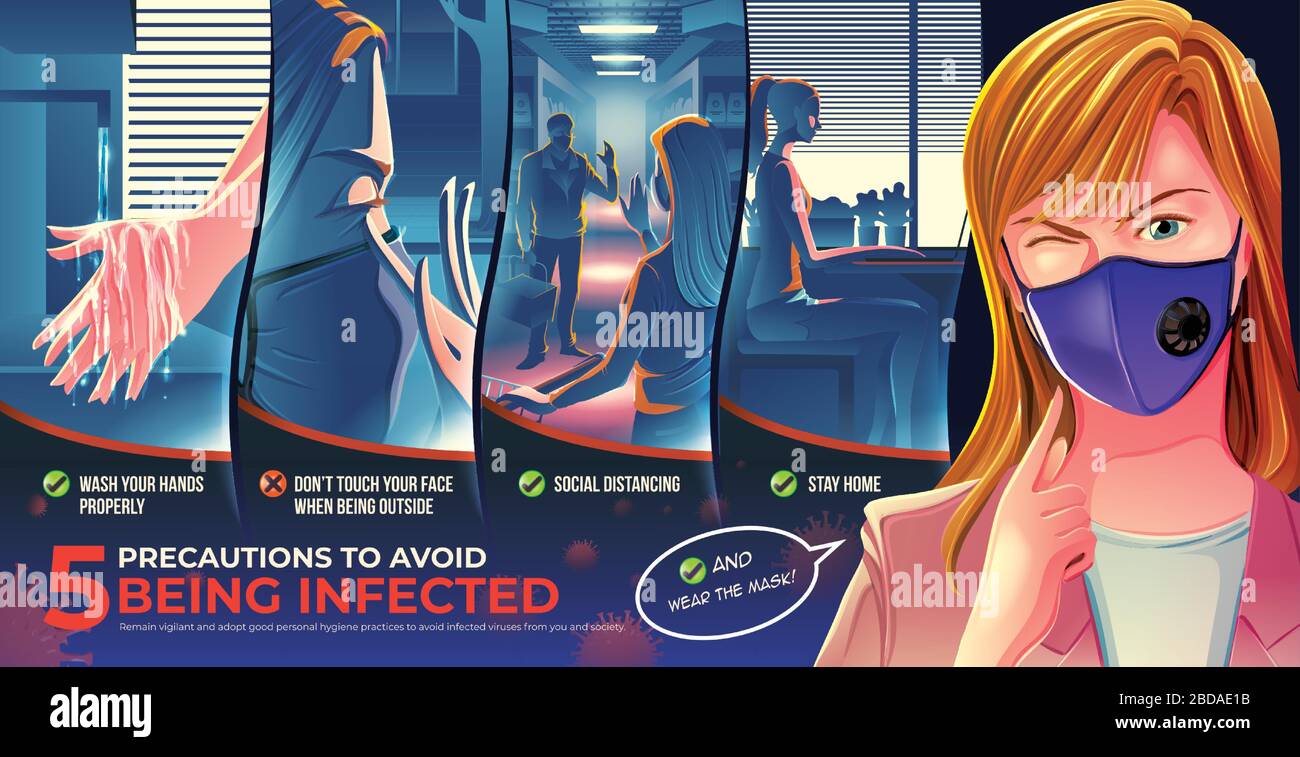 The 5 precautions to instruct people to avoid from being infected the ...