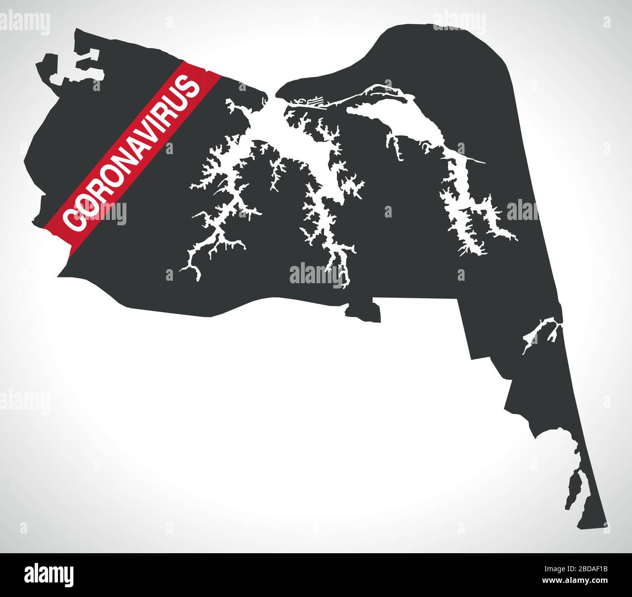 Virginia beach virginia map hi-res stock photography and images - Alamy