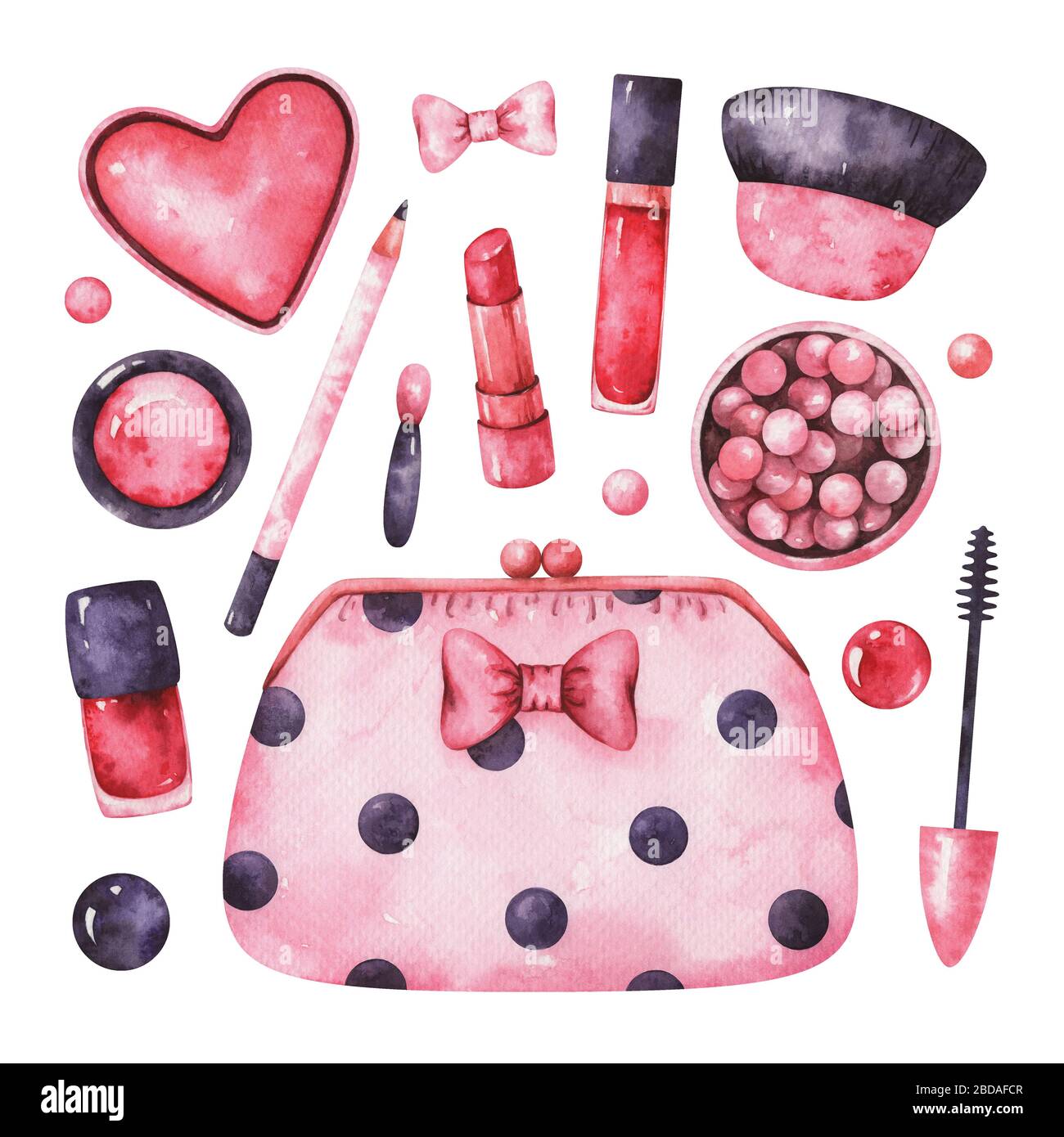 Set cosmetics Cut Out Stock Images & Pictures - Alamy