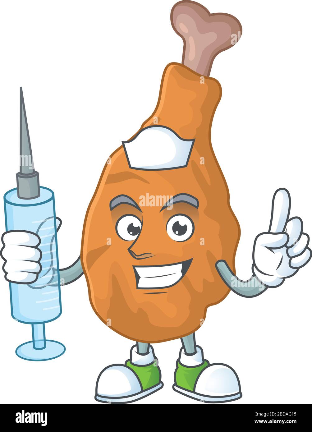 Thigh injection Stock Vector Images - Alamy