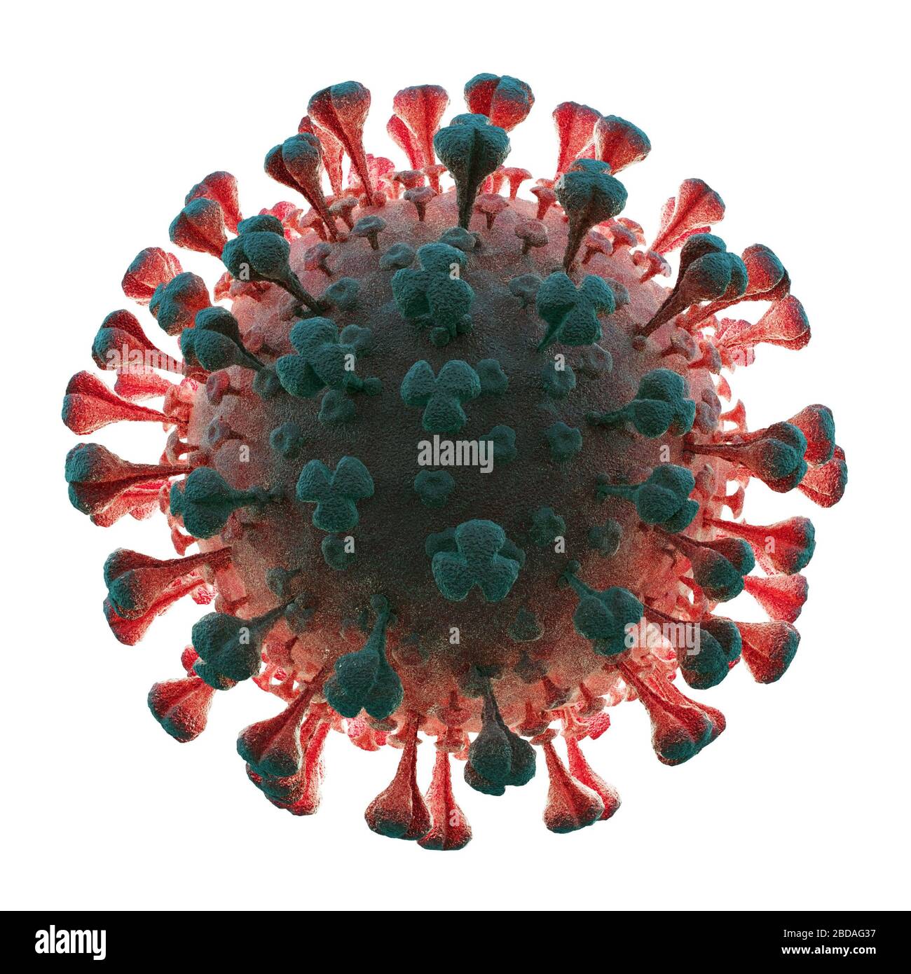 Virus visualization Cut Out Stock Images & Pictures - Alamy