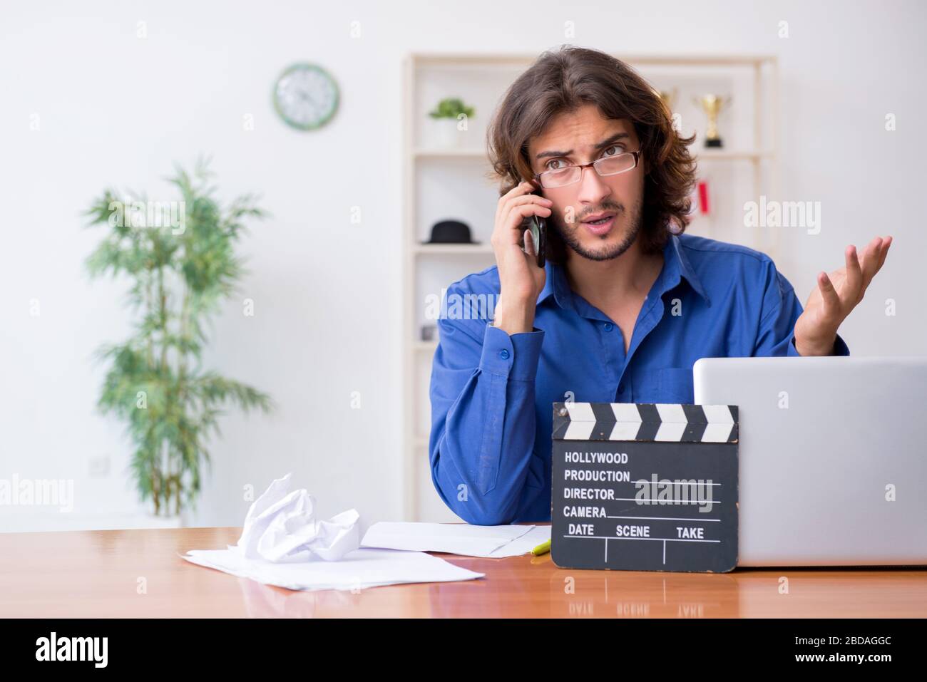 Theater director speaking hi-res stock photography and images - Alamy