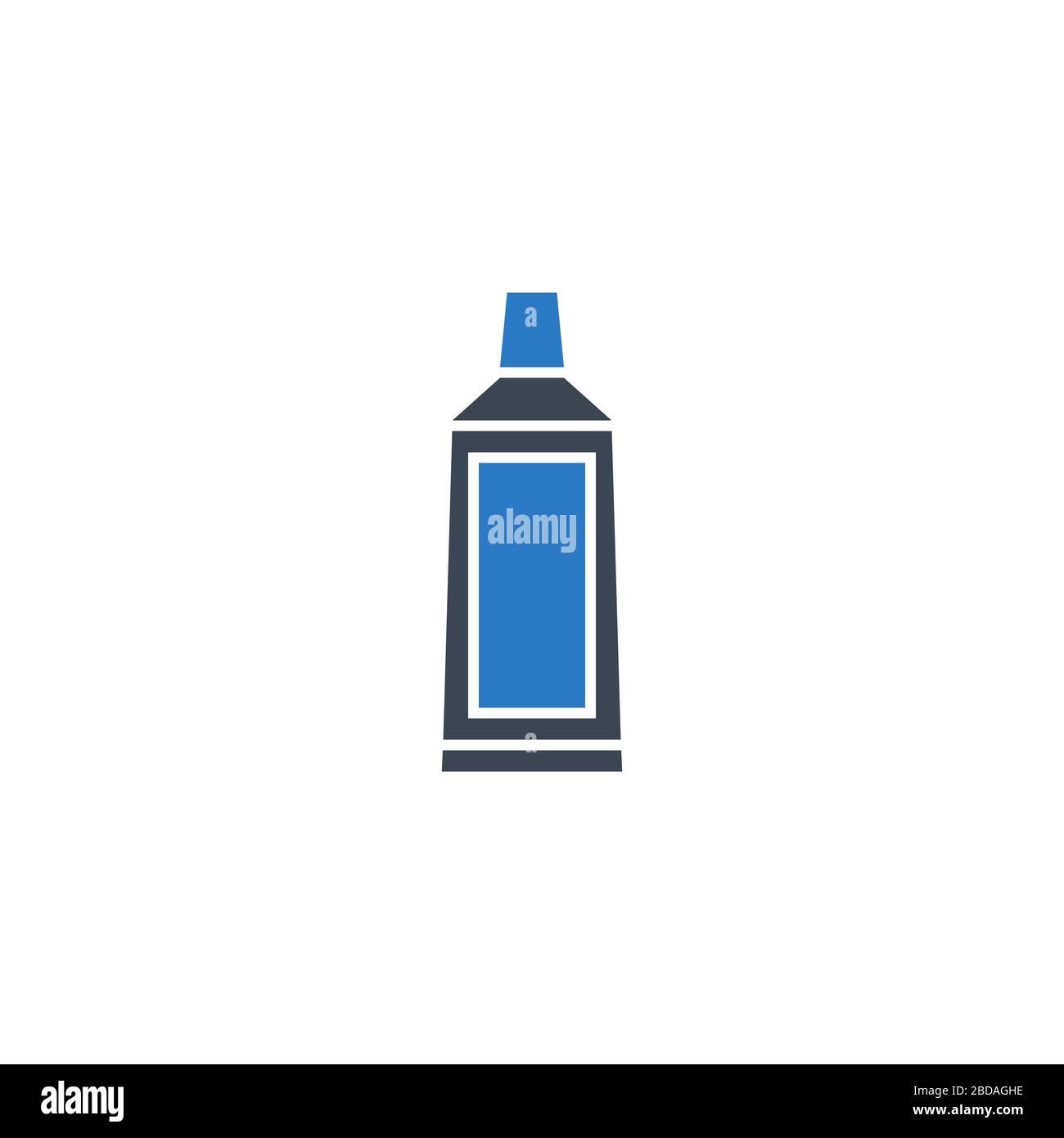 Toothpaste Tube related vector glyph icon Stock Vector Image & Art - Alamy