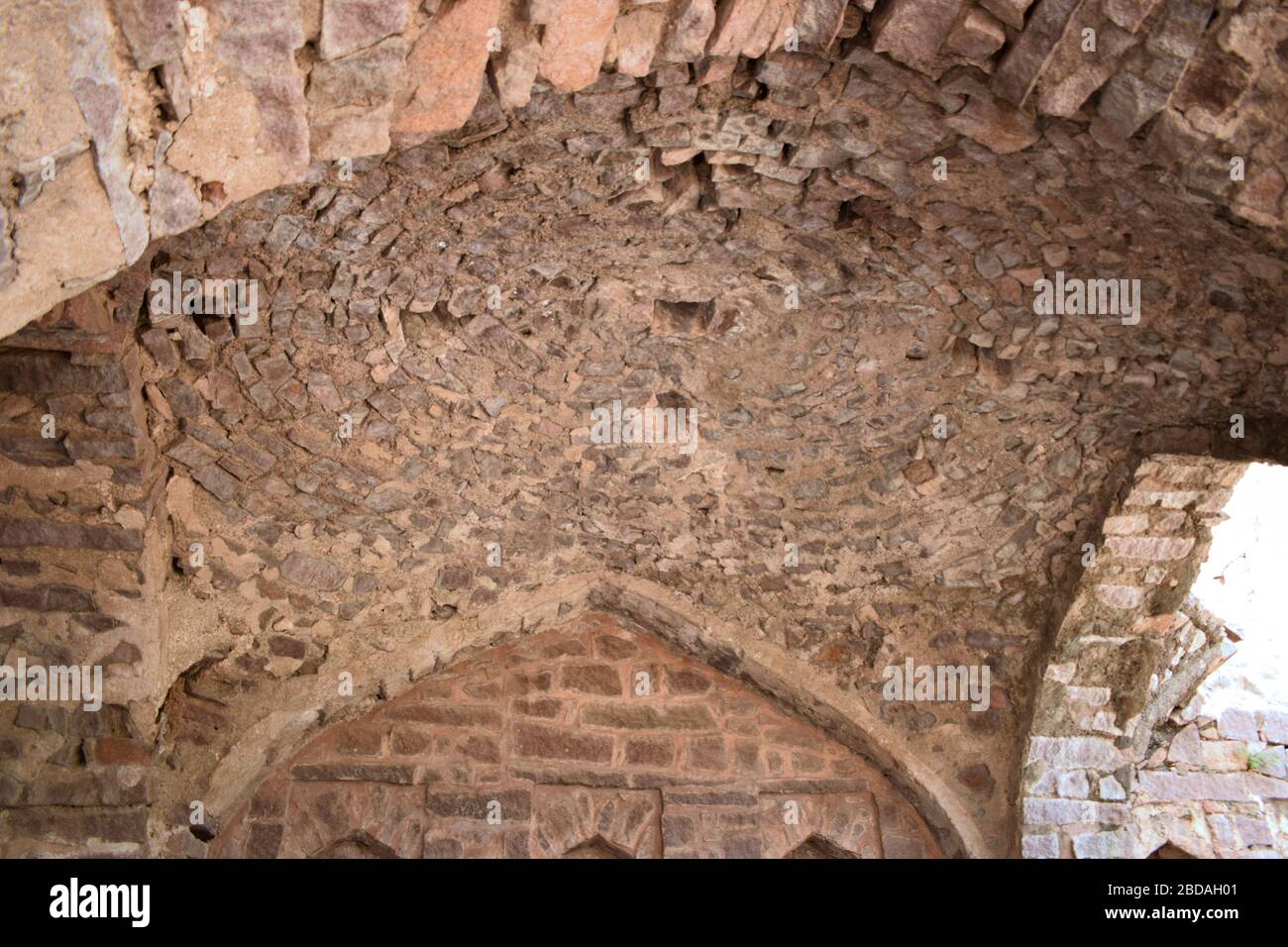 ancient historical Fort Ruined Walls Destructed Architecture Stock ...