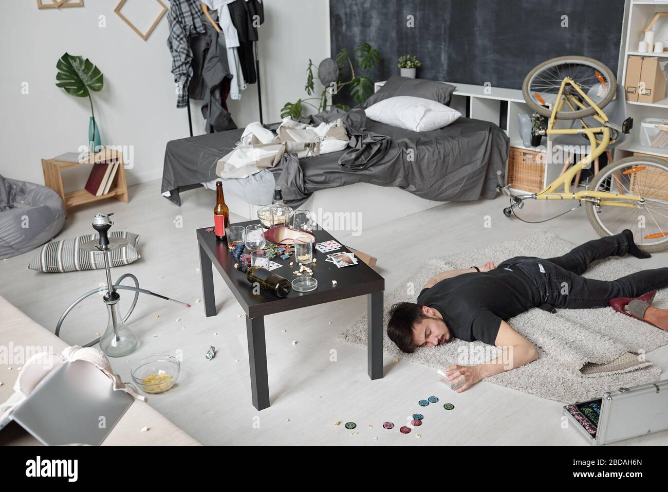 After Party Mess Alcohol