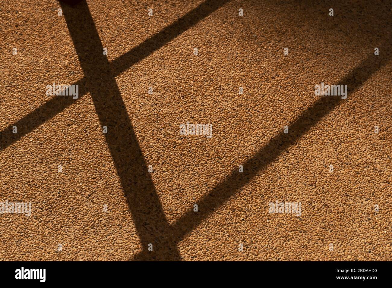 black line shadow on brown stone concrete floor architecture background ...