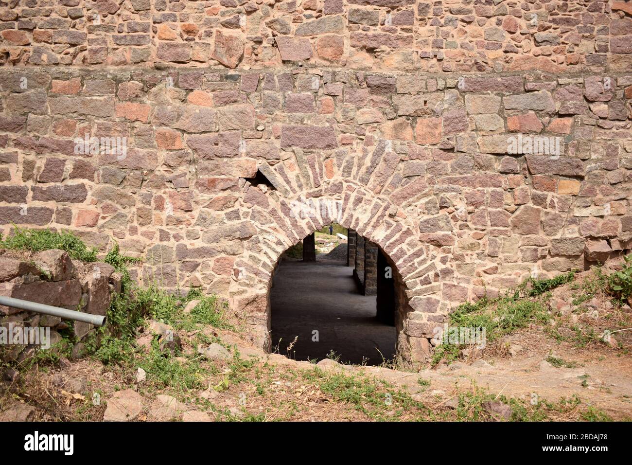 ancient historical Fort Ruined Walls Destructed Architecture Stock ...