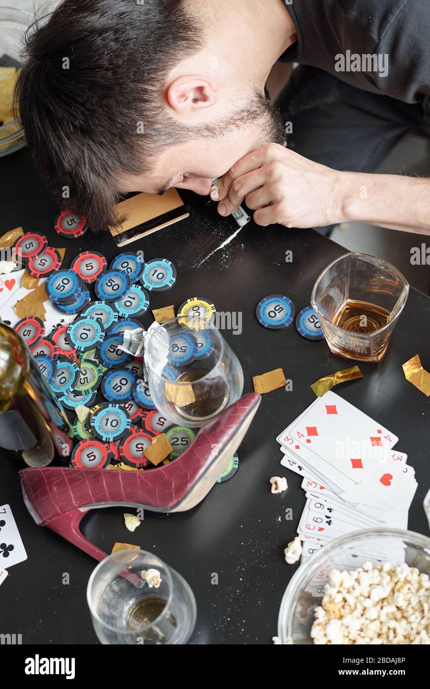 Cocaine Use Nose High Resolution Stock Photography and Images - Alamy