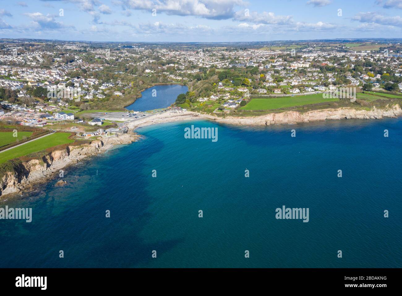 Falmouth docks aerial hi-res stock photography and images - Alamy