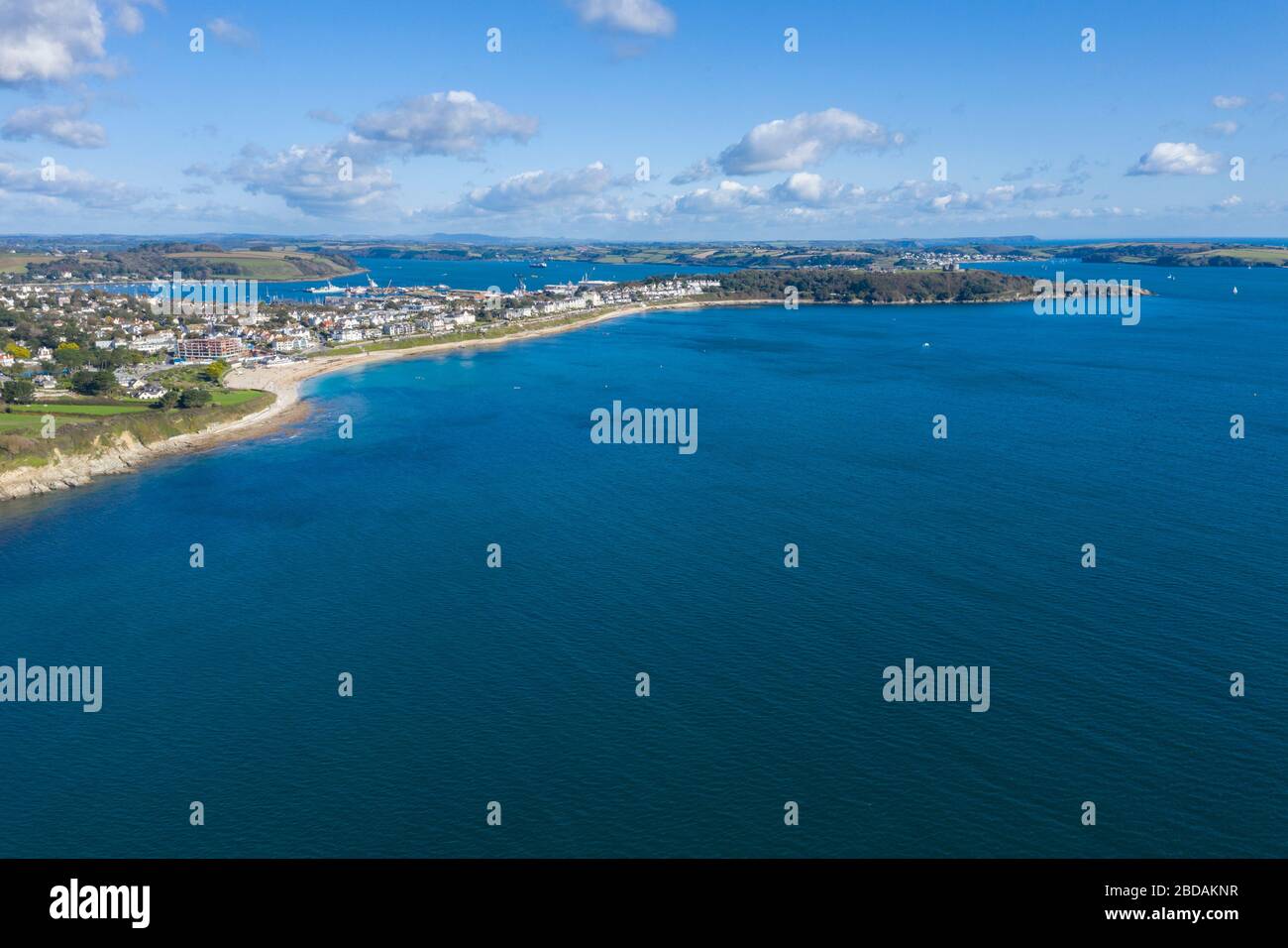 Falmouth docks aerial hi-res stock photography and images - Alamy