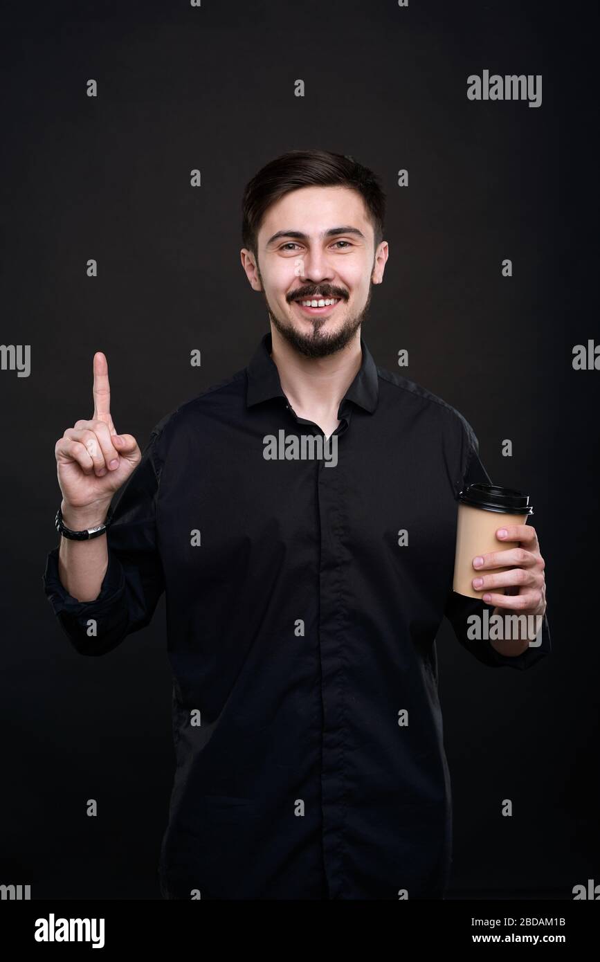 Hand holding up index finger hi-res stock photography and images - Alamy